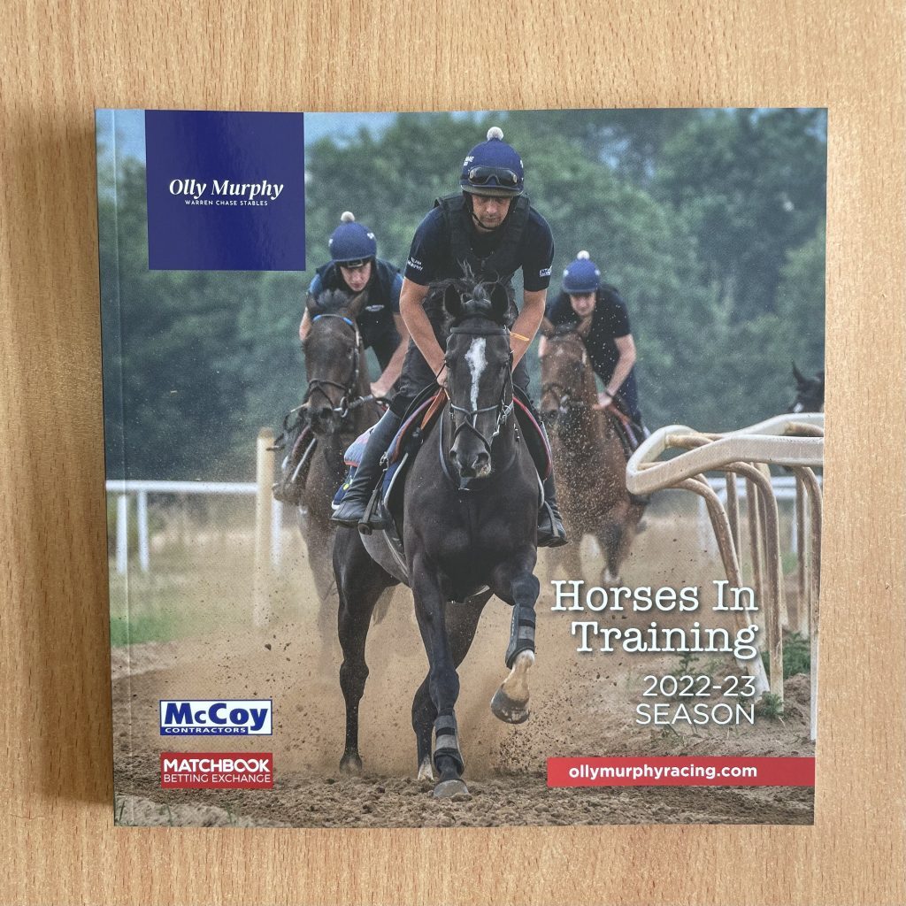 Olly Murphy Racing 2022-23 Horses in Training Brochure | Olly Murphy Racing